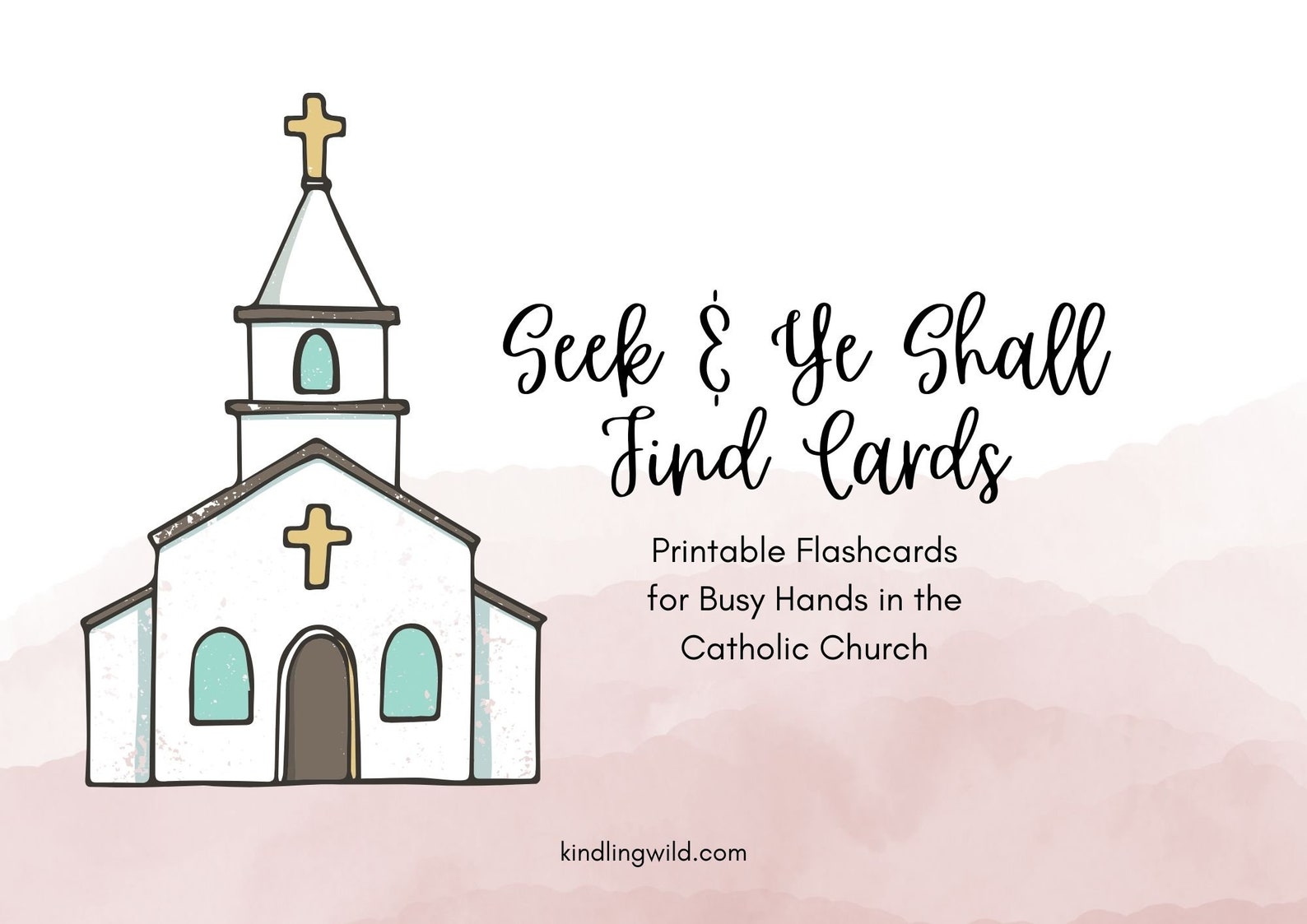 Catholic Church Flashcards | Seek & Ye Shall Find Cards | Busy Hands I ...