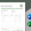 Receipt Template | Modern and Professional Receipt | Microsoft WORD and ...