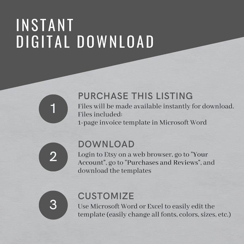 Invoice Template | Modern and Professional Invoice | Microsoft WORD ...