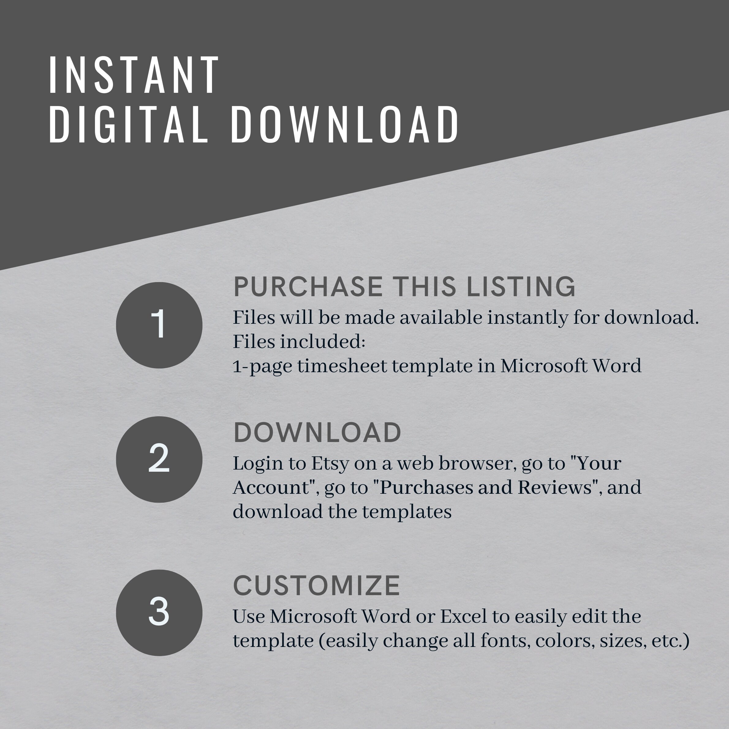 Timesheet Template | Modern and Professional Employee Timesheet ...