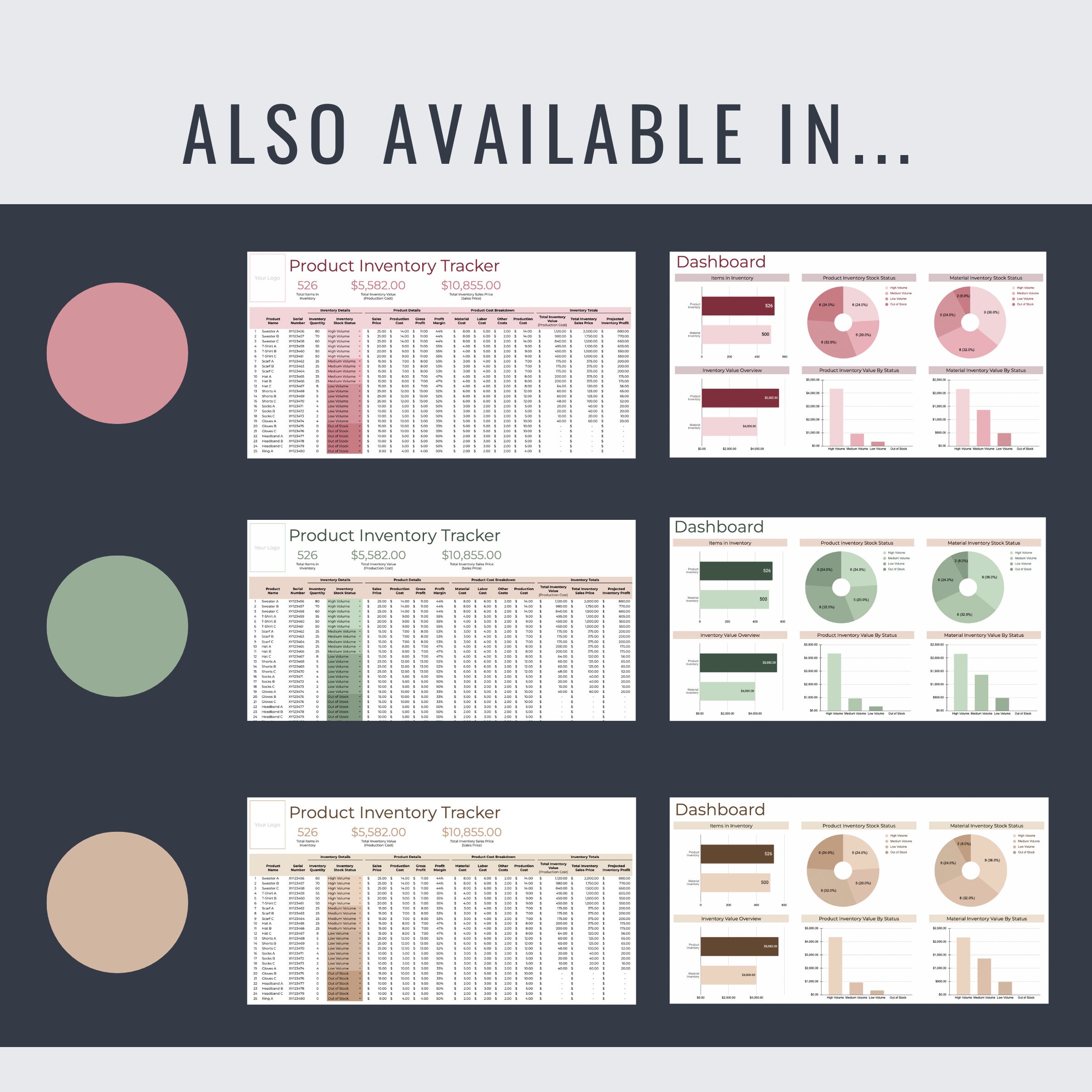Inventory Tracker | Small Business Bookkeeping | Product Management ...