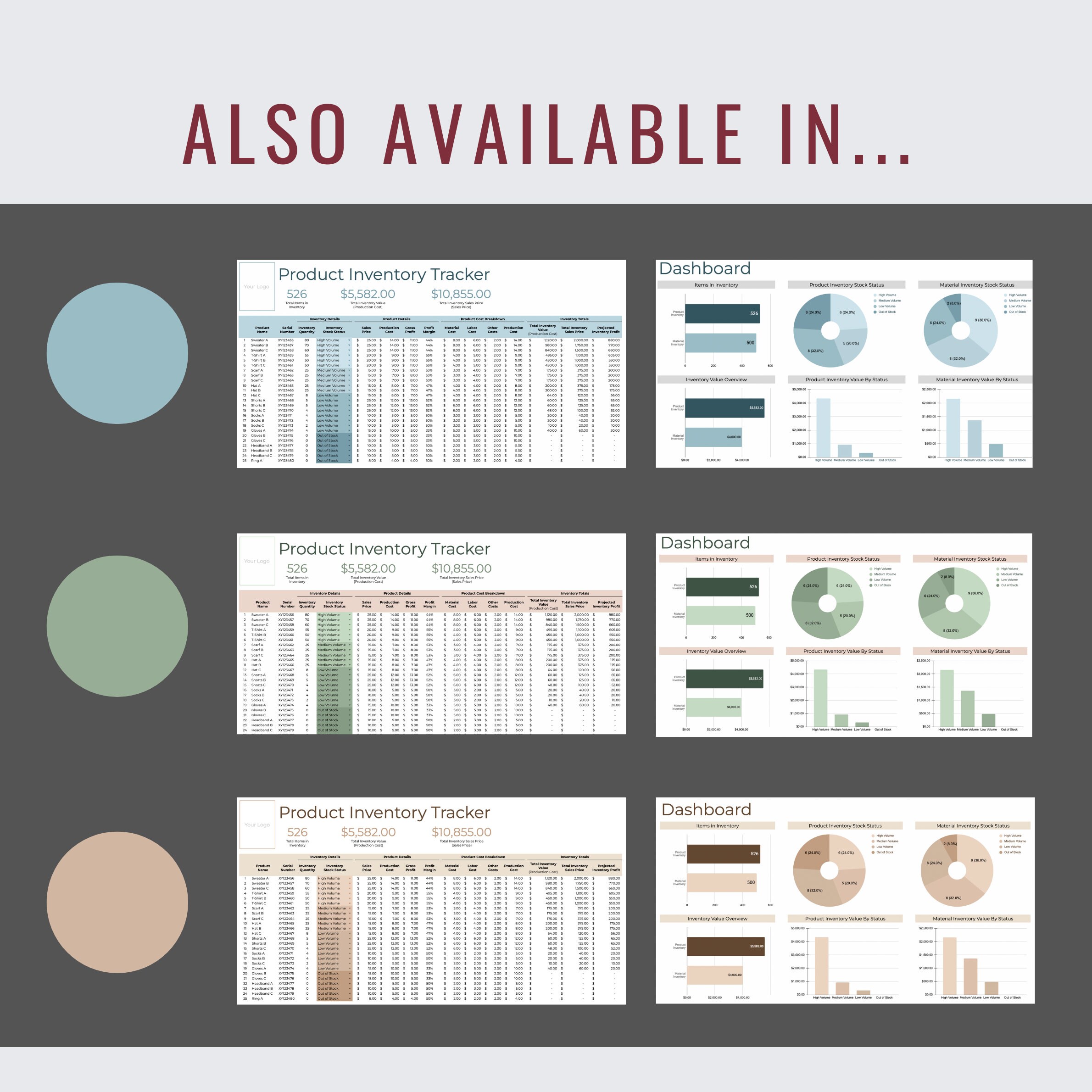 Inventory Tracker | Small Business Bookkeeping | Product Management ...