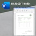 Receipt Template | Modern and Professional Receipt | Microsoft WORD and ...