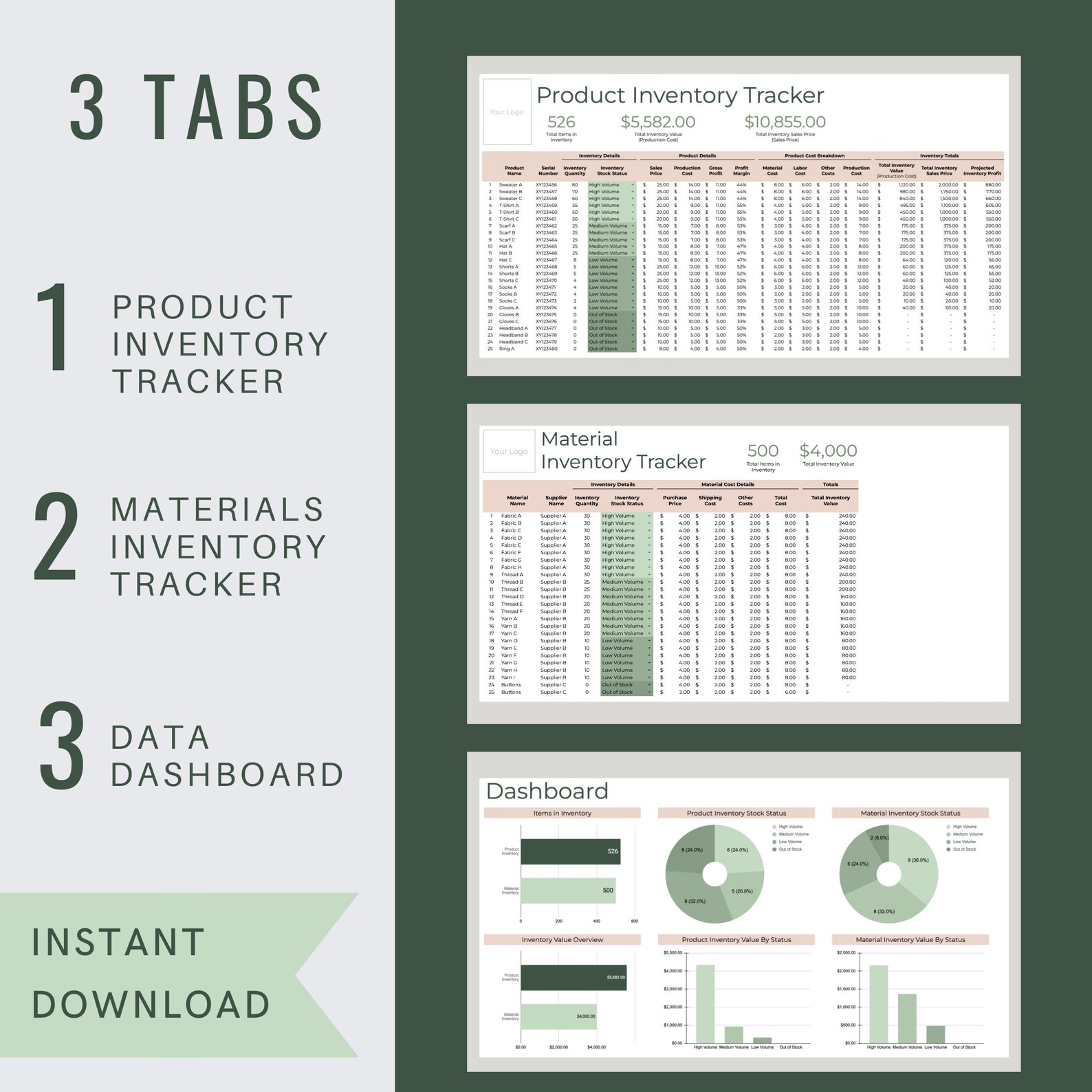 Inventory Tracker | Small Business Bookkeeping | Product Management ...
