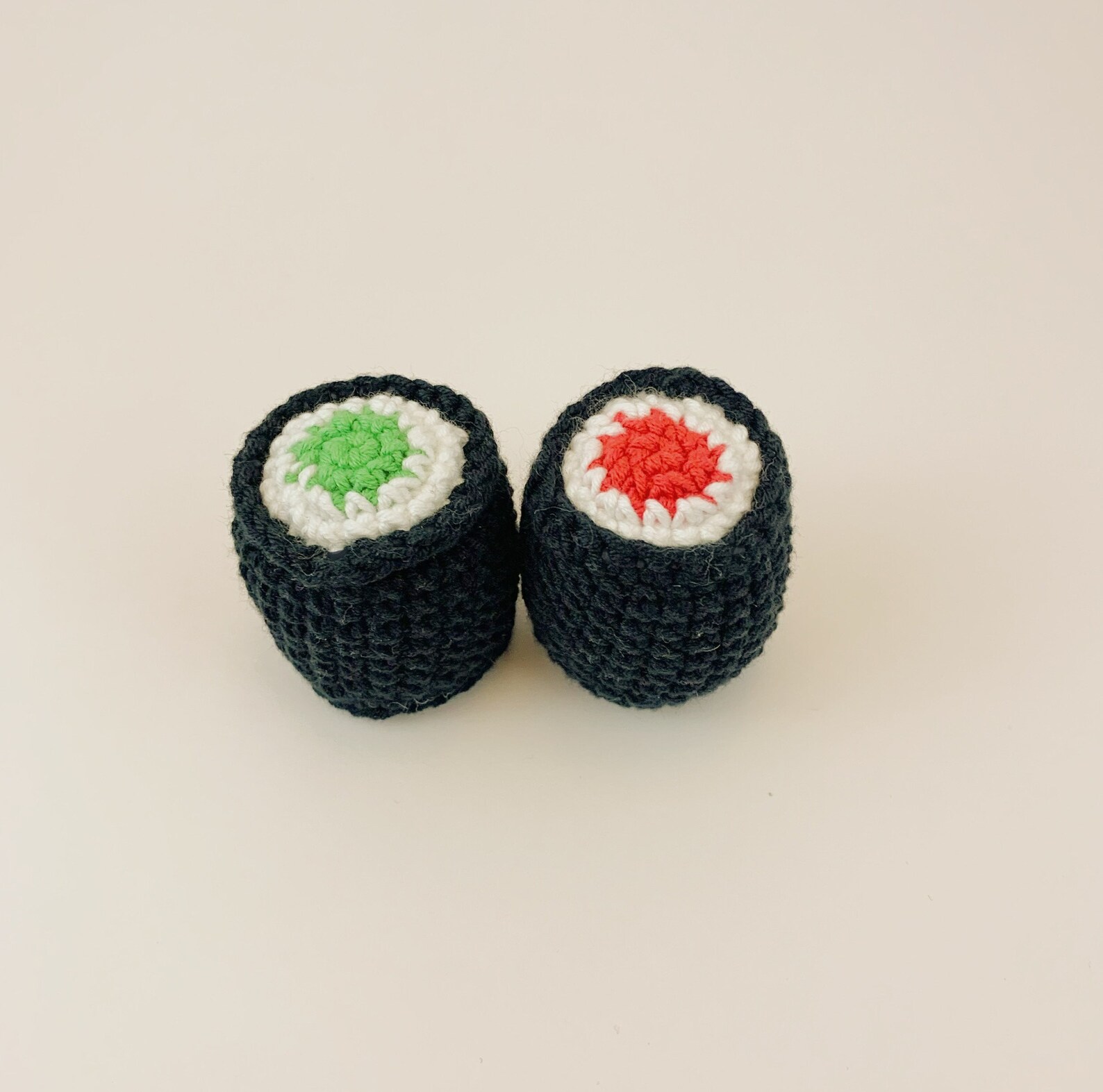 Maki Roll, Wasabi, Ginger, Edamame & Soy Sauce Crochet Pattern ...