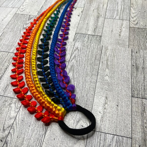 Braided Rainbow - Etsy