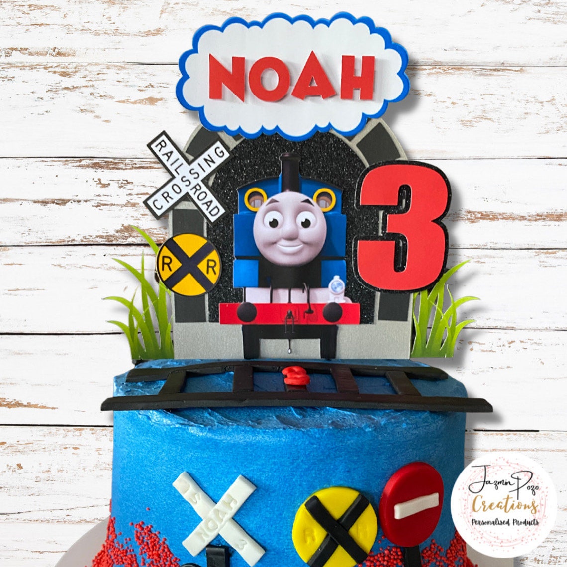 Thomas the Tank Engine Cake Topper - Etsy