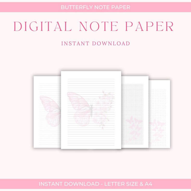 Notes Page, Lined Paper, Dotted Paper, Ruled Paper, Square Paper, Note ...