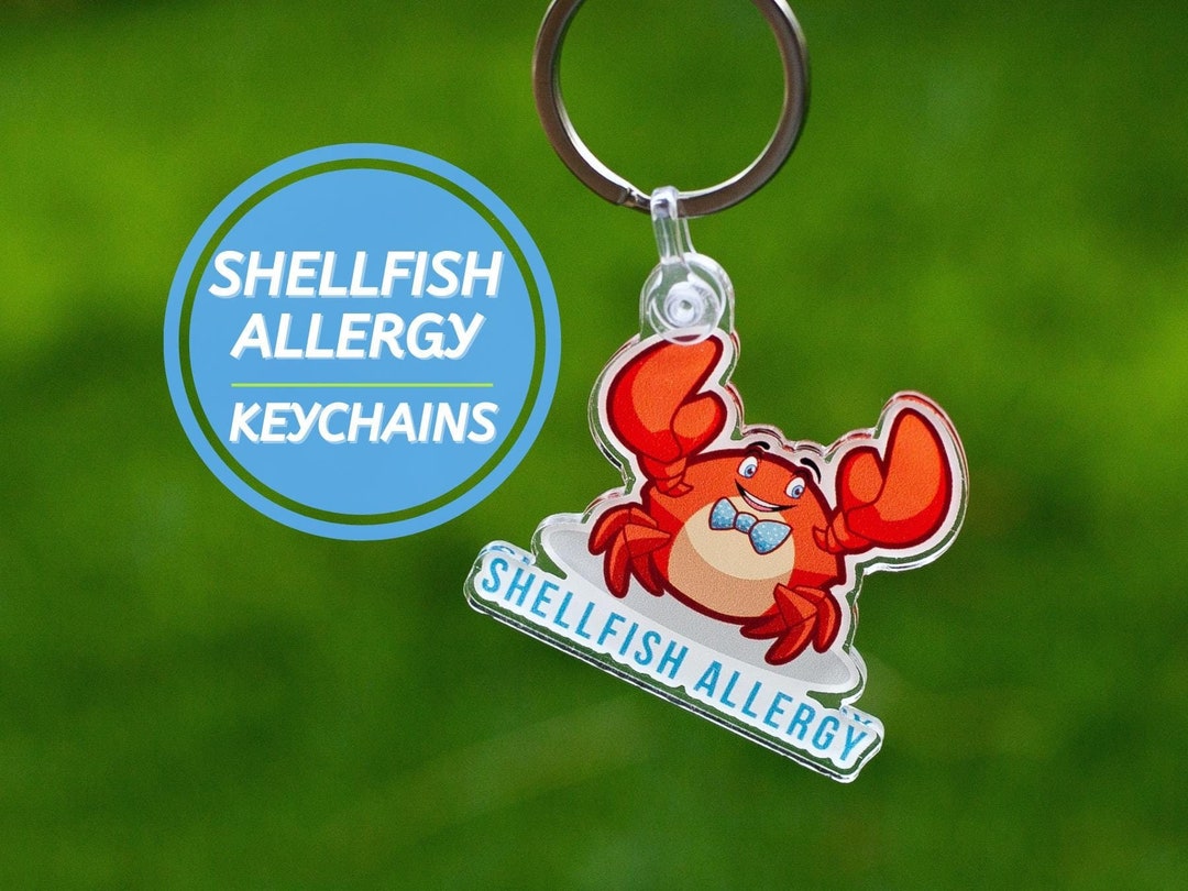 Shellfish Allergy Food Intolerance Food Sensitivity Keychain Food ...
