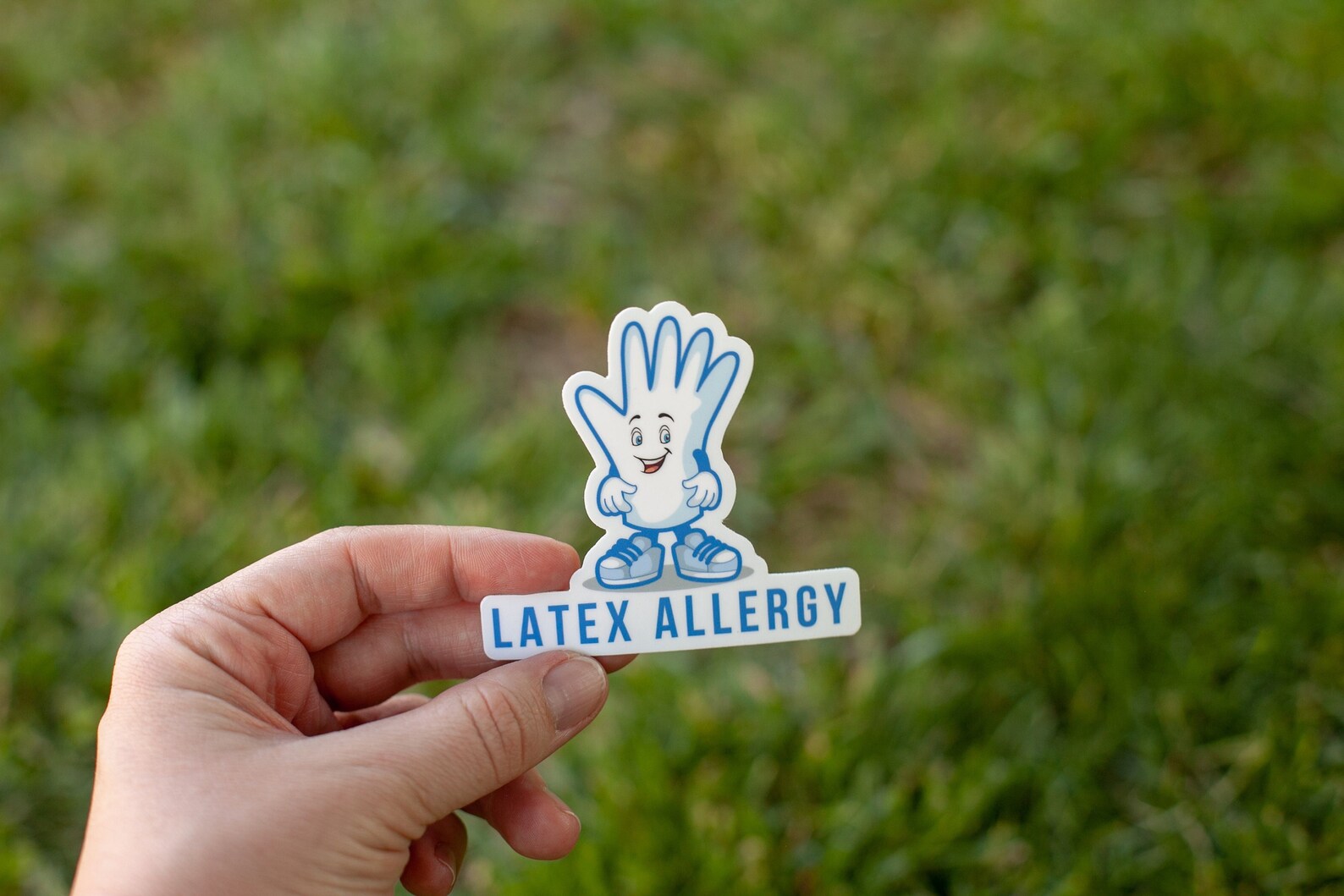 Latex Allergy Sticker Kid Friendly Food Allergies Awareness - Etsy