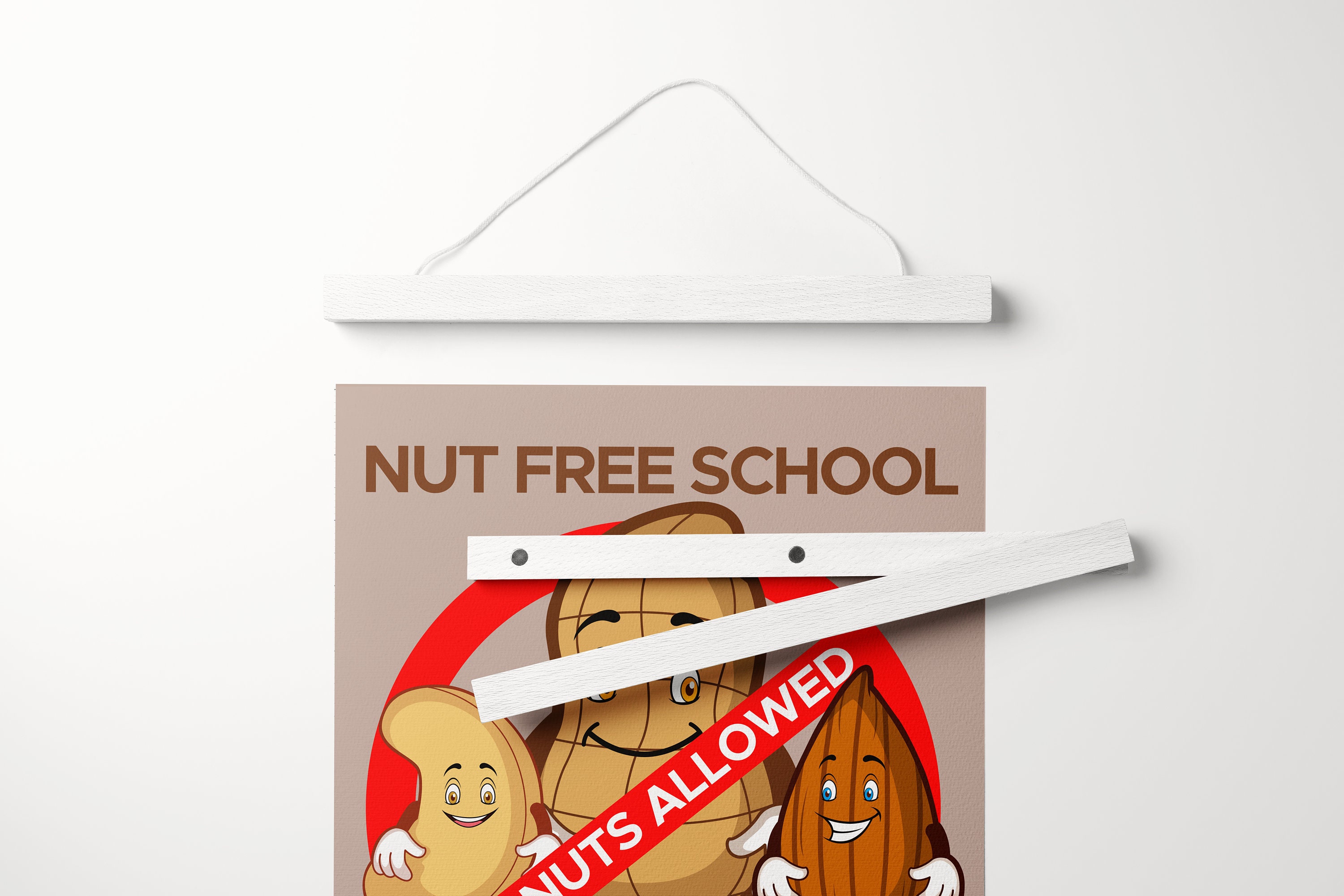 Food Allergy Sign Nut Free Zone Poster Peanut Free School - Etsy