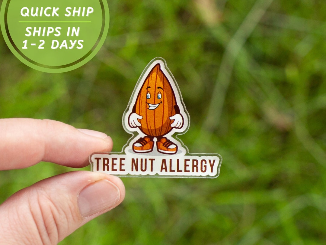 Tree Nut Allergy Food Allergies Awareness Treenut Alert Pin Allergic ...