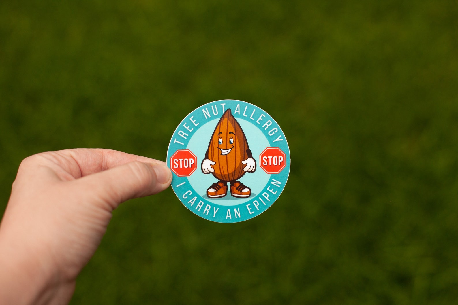 Tree Nut Allergy I Carry an Epipen Vinyl Food Allergy Sticker - Etsy