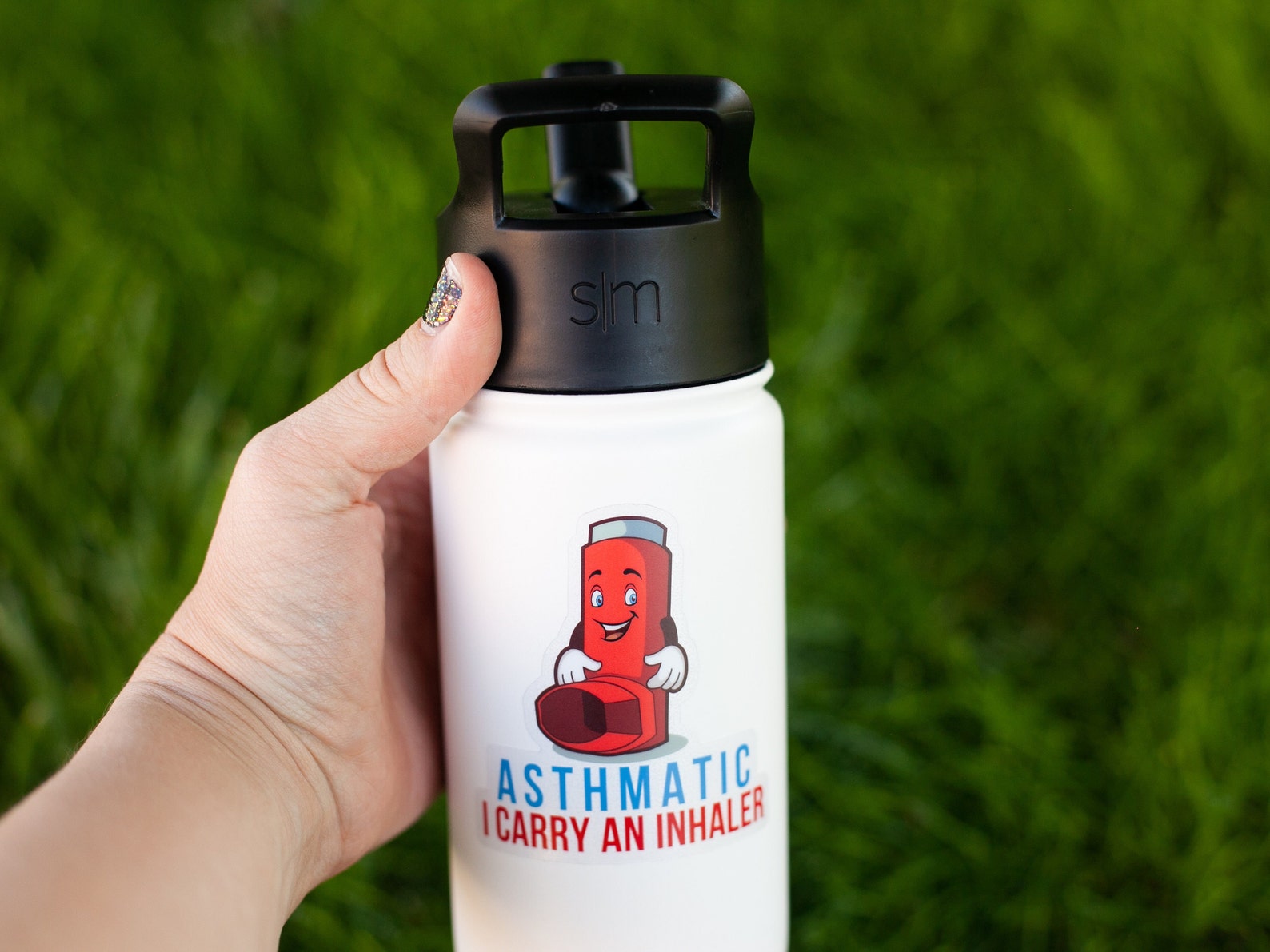 Asthmatic Inhaler Bundle Inhaler Keychain Astmatic Sticker - Etsy