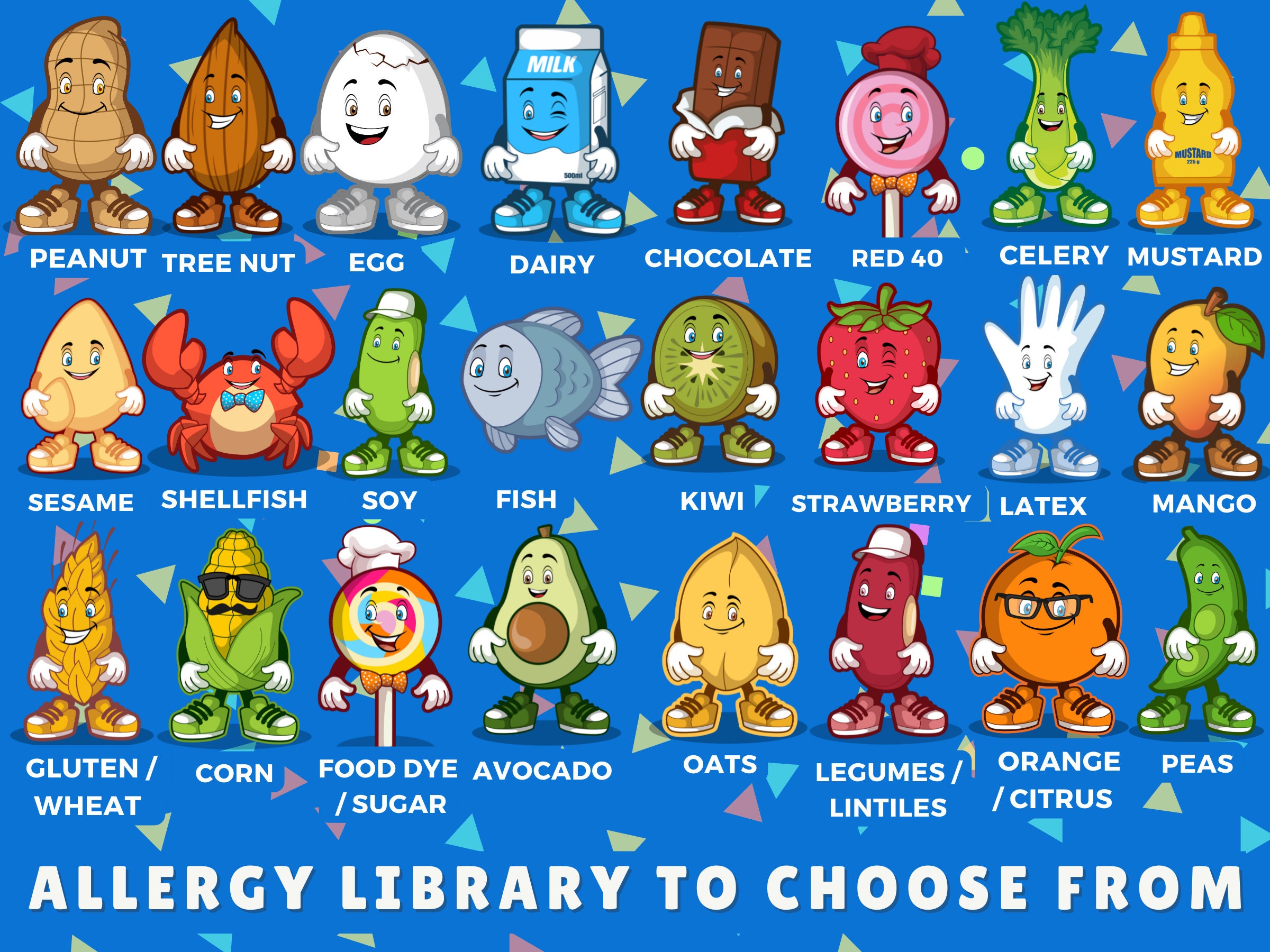 Customizable Food Allergy Safe Snack Card Super Hero Theme - Etsy