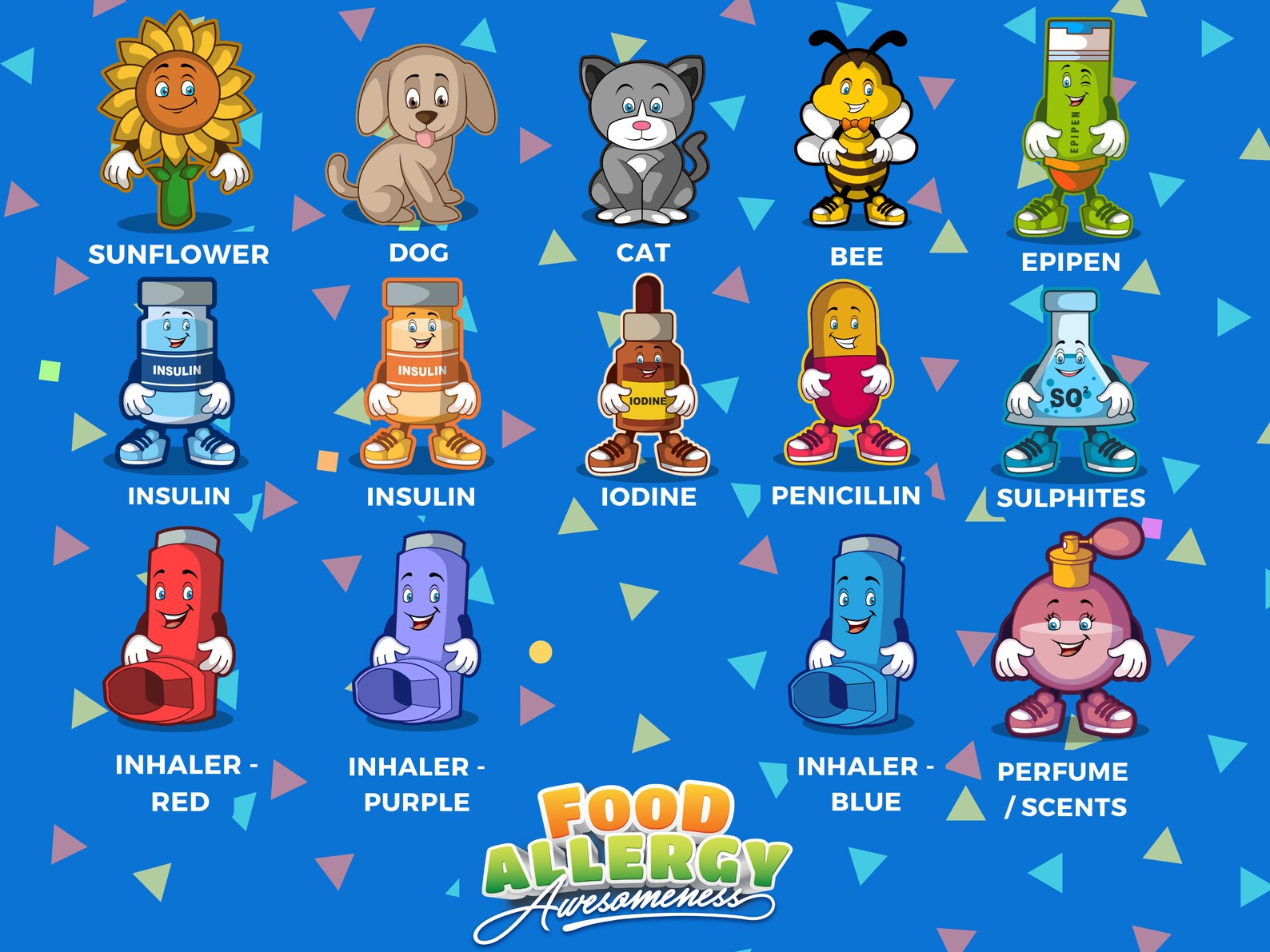 Custom Food Allergy Sticker Allergy Alert Kids Personalized - Etsy