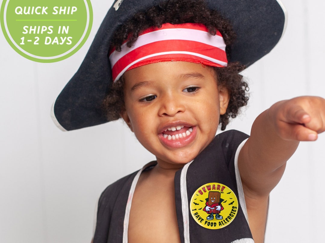 Halloween Food Allergy Pin Teal Pumpkin Project Kid Halloween Costume ...