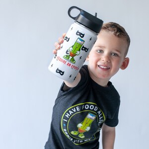 Customized Food Allergy Label Kid School Allergies Sticker Lunch Box ...