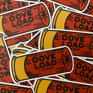 Dove Load Shotgun Shell Sticker - Etsy