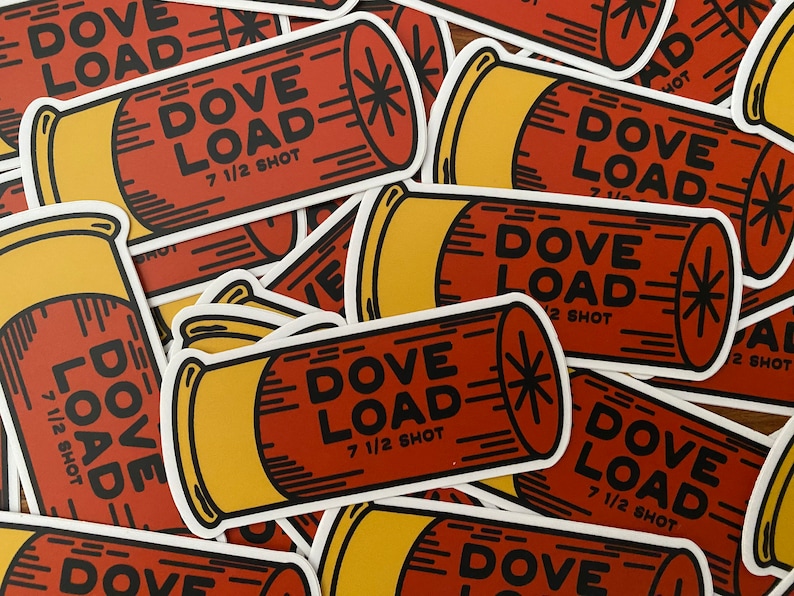Dove Load Shotgun Shell Sticker - Etsy