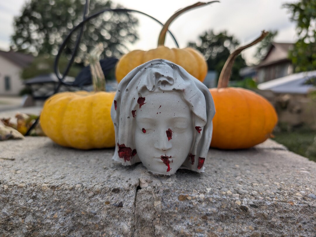 Fallen Nun pot Face Pot Container Praying Pot Flower Pot Horror Pot ...