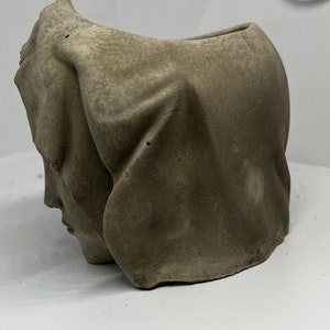 Lady in the Veil (pot) Face Pot, Container, Flower Pot, Bust, Sculpture ...