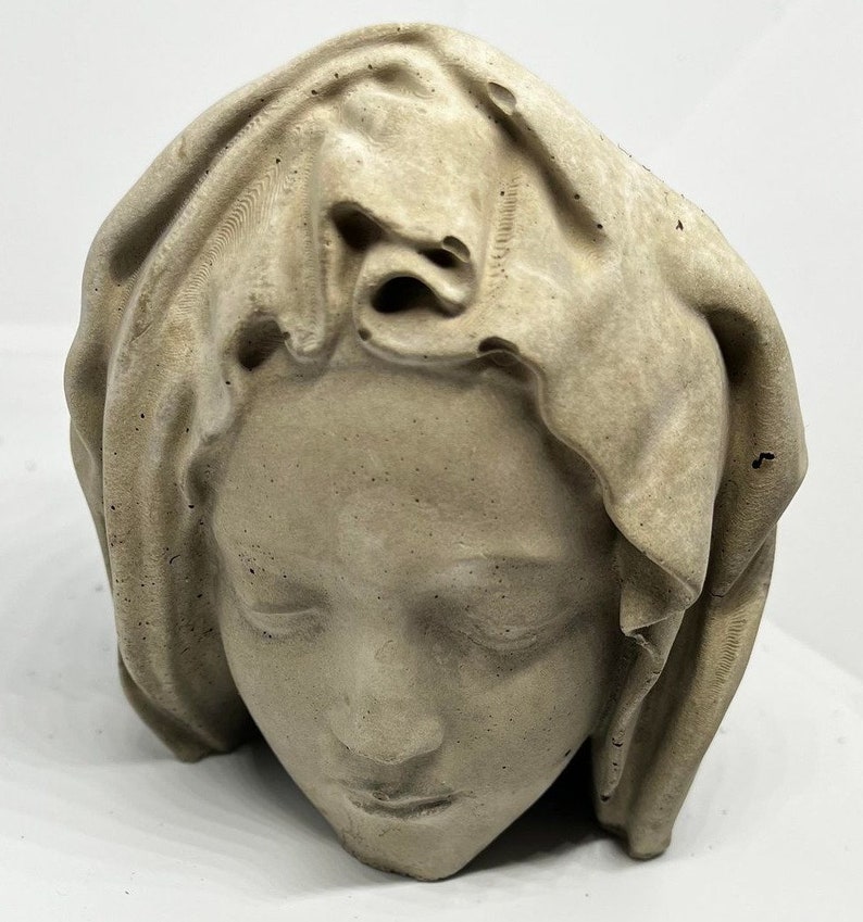 Lady in the Veil (pot) Face Pot, Container, Flower Pot, Bust, Sculpture ...