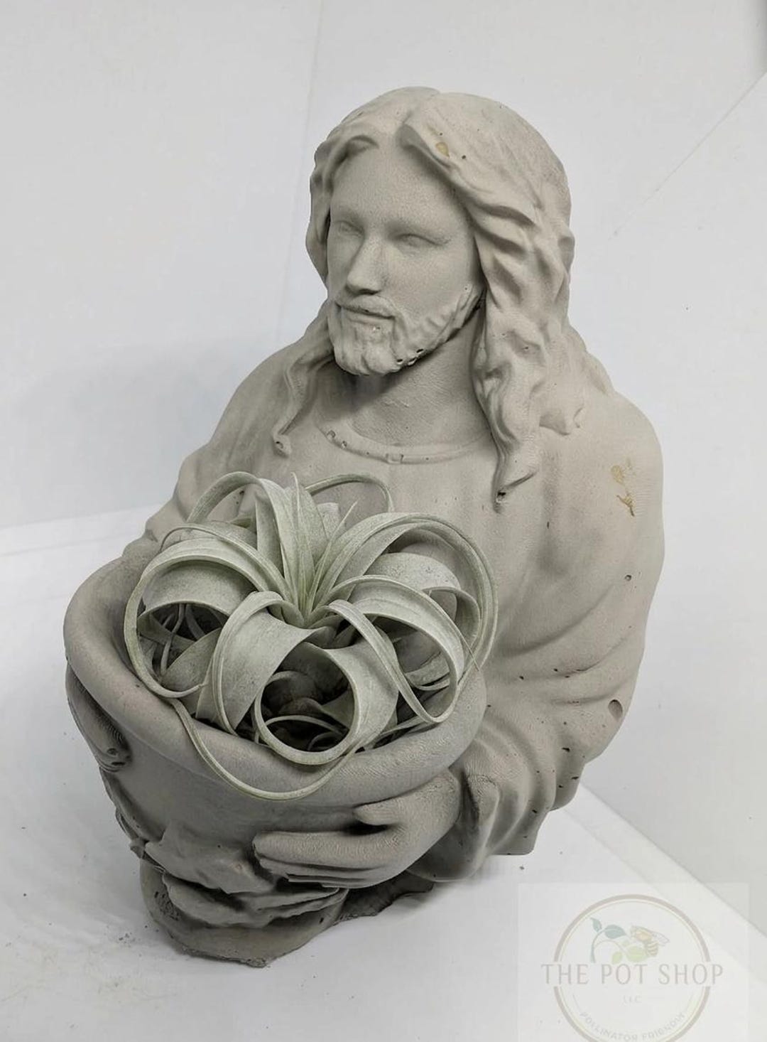 Jesus the Christ (pot)| Face Pot| Container| Praying Pot| Flower Pot ...