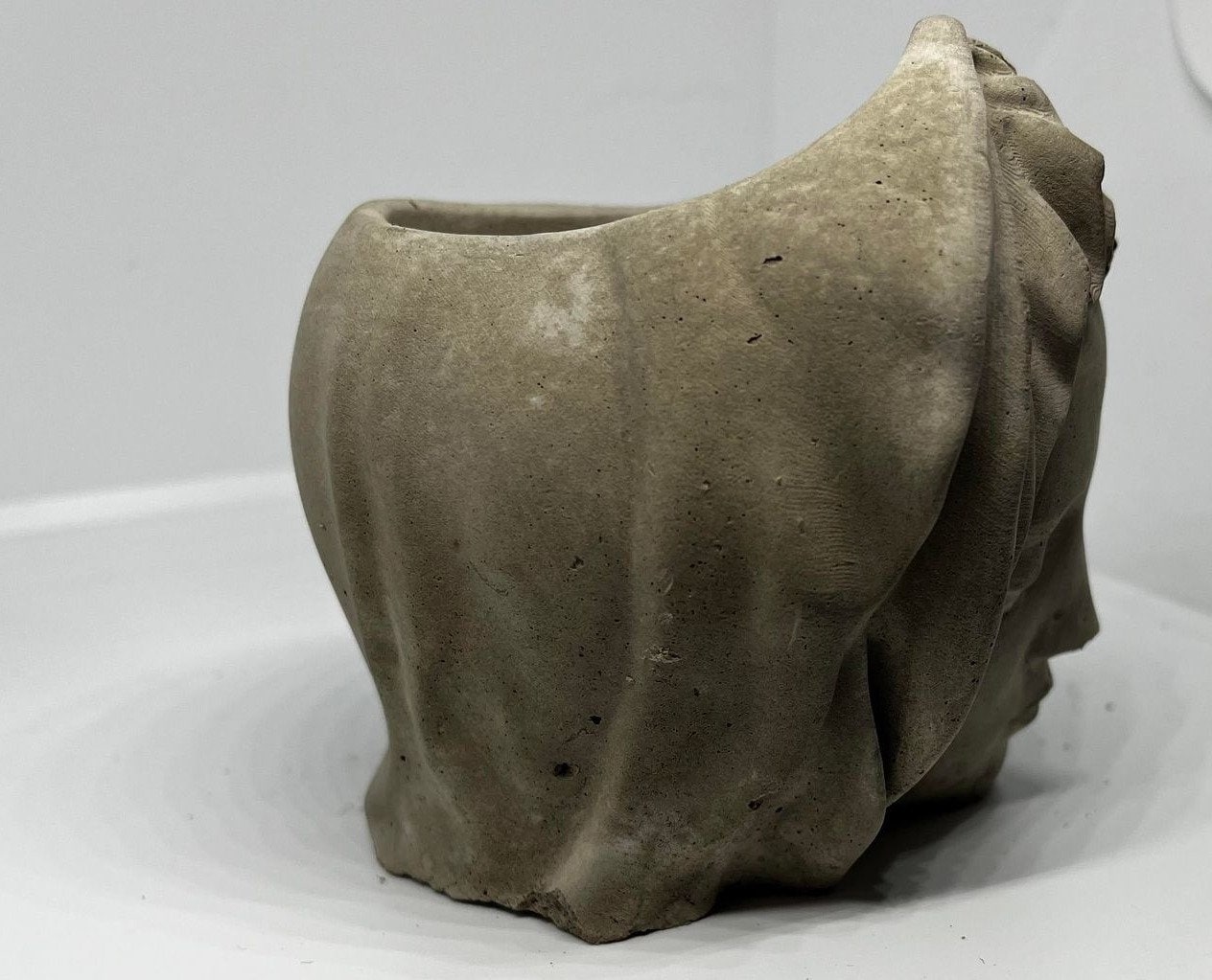 Lady in the Veil (pot) Face Pot, Container, Flower Pot, Bust, Sculpture ...