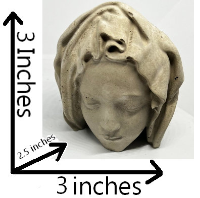 Lady in the Veil (pot) Face Pot, Container, Flower Pot, Bust, Sculpture ...