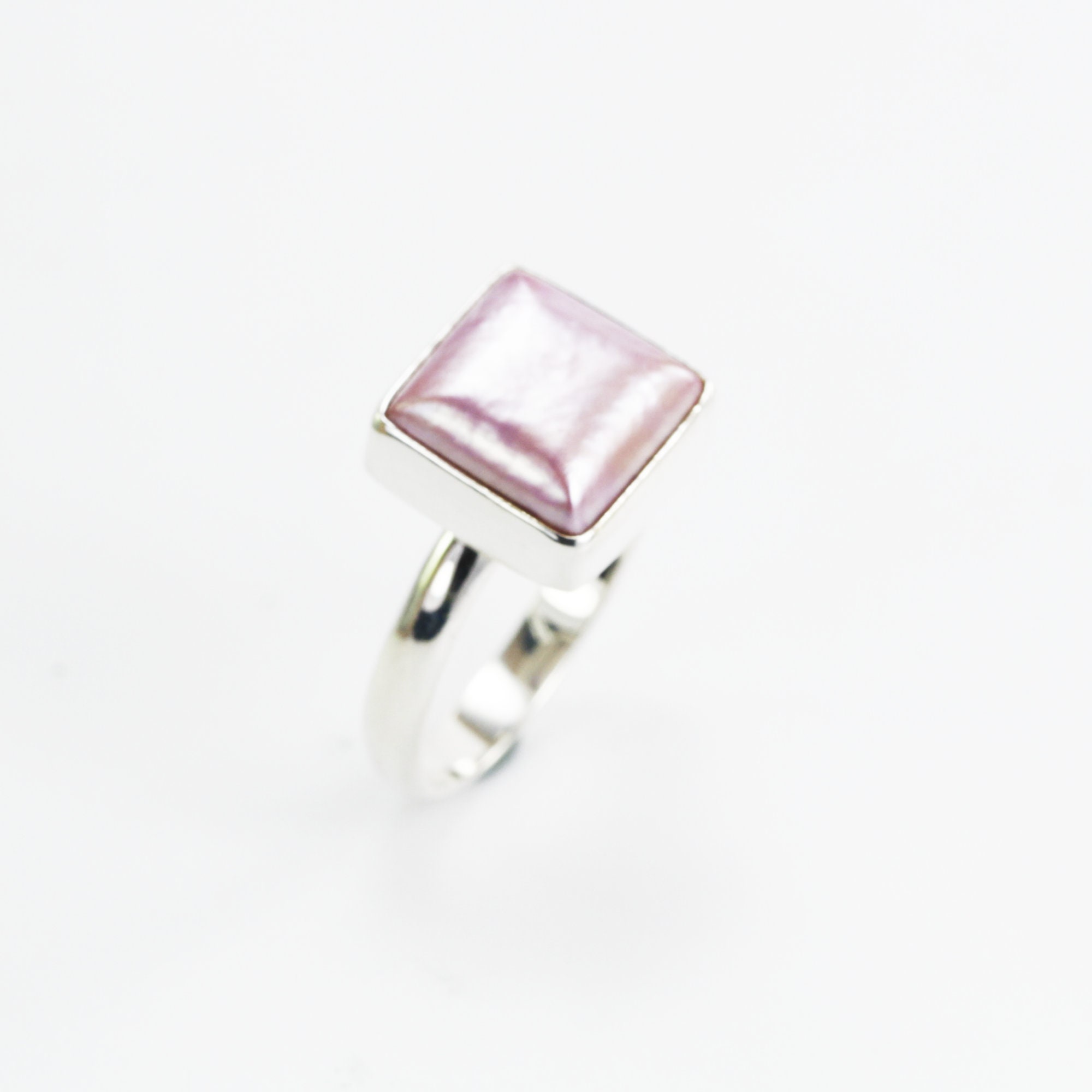 Ping Mabe Pearl Ring Set in 925 Sterling Silver Square Pearl - Etsy