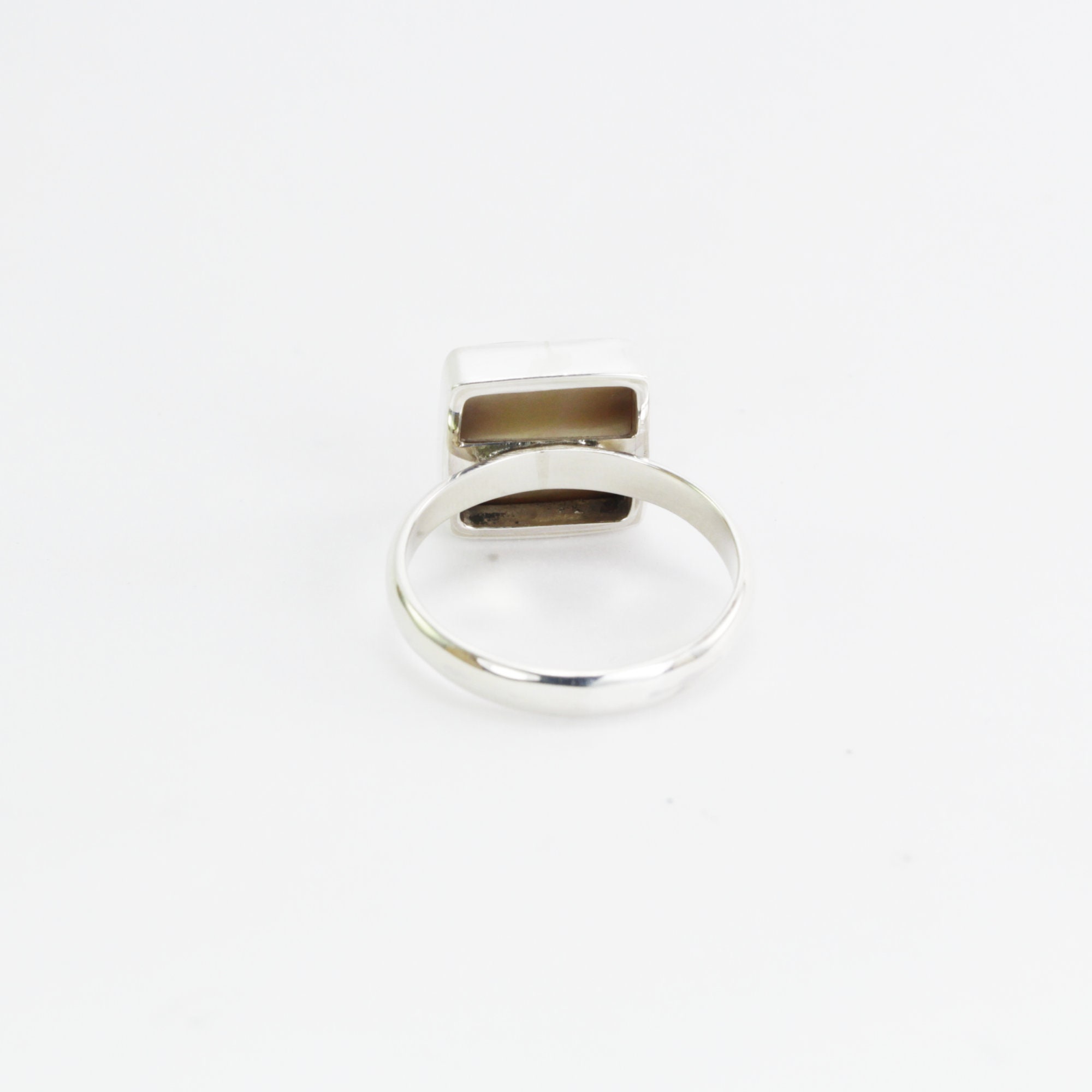 Ping Mabe Pearl Ring Set in 925 Sterling Silver Square Pearl - Etsy