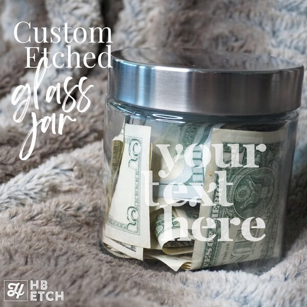 Money Jar - Etsy