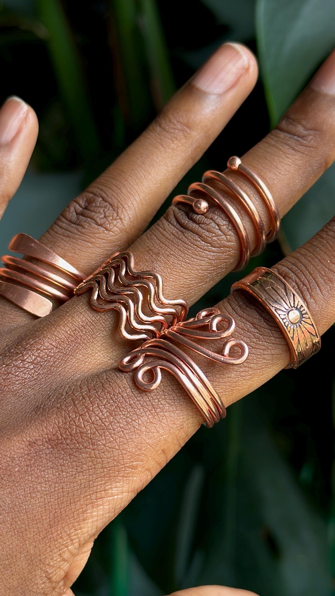 Pure Copper Healing Ring – 99.9% Copper Wire, Grounding Jewelry - Etsy