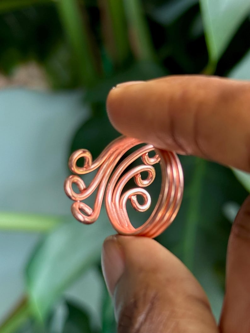 Pure Copper Healing Ring – 99.9% Copper Wire, Grounding Jewelry - Etsy