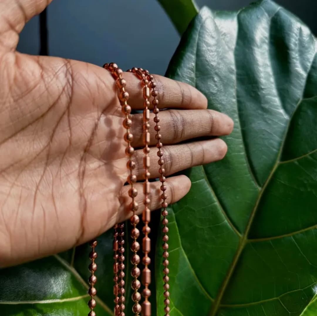 Pure Copper Belly Chain, Size Inclusive Copper Waist Chain, Energy ...