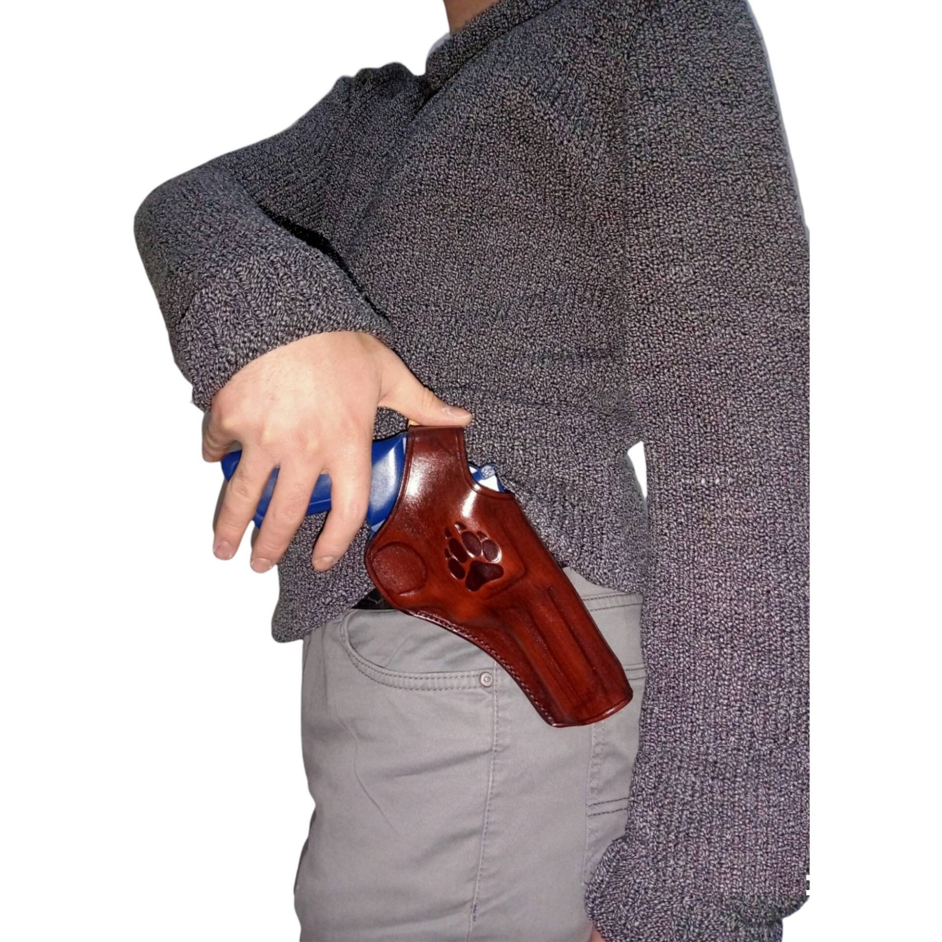 Taurus Judge Holster, Genuine Leather Holster for Taurus Judge 45 Colt ...