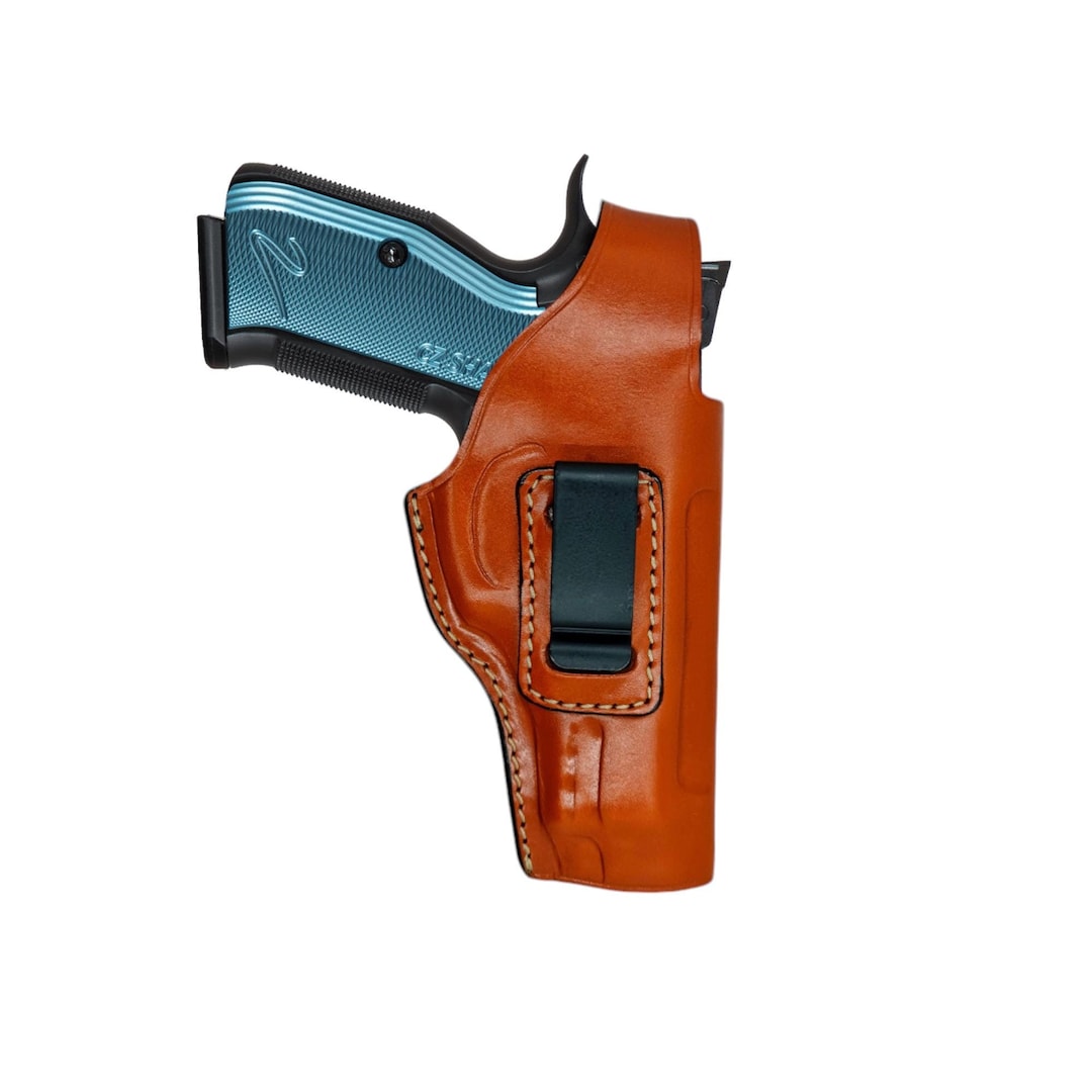 Leather Iwb or Owb Holster Fits CZ Shadow 2, CZ P10S, CZ 75 Sp01, Cz 75 ...
