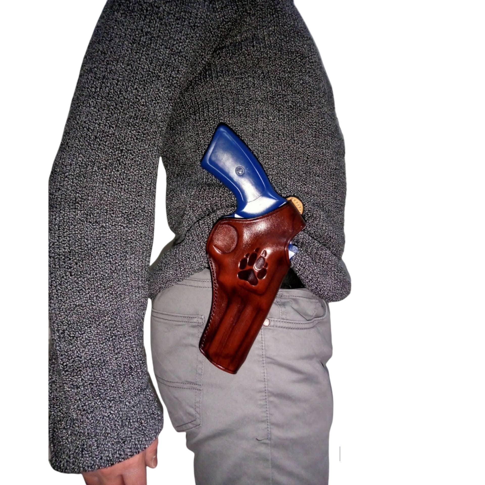 Leather Holster Fits Colt Python or Colt King Cobra Series, Colt King ...