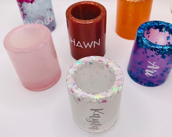 Resin Custom Shot Glasses - Etsy
