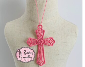 Free Standing Lace Cross - Etsy