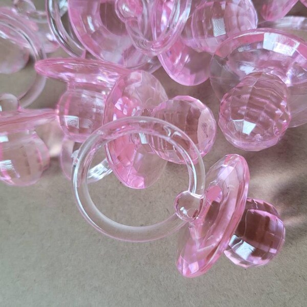 Pink Pacifier - Etsy