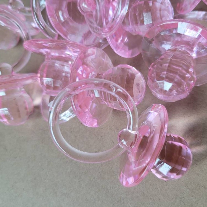Pink Pacifier - Etsy