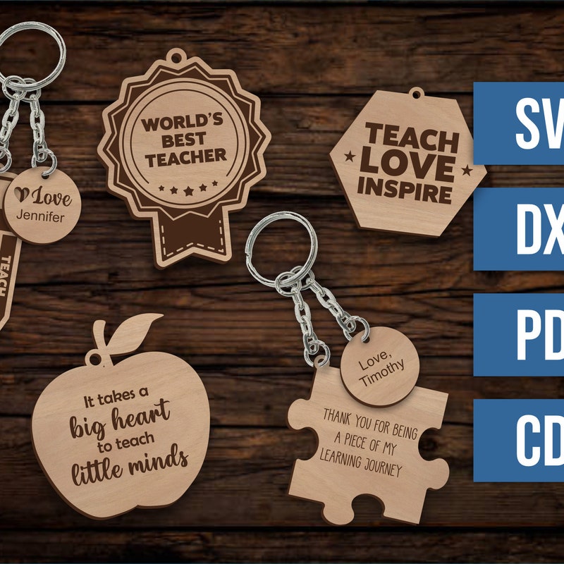 Laser Cut Keyring - Etsy UK