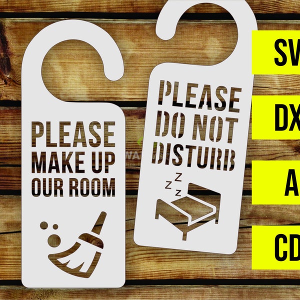Do Not Disturb Door Hanger Etsy