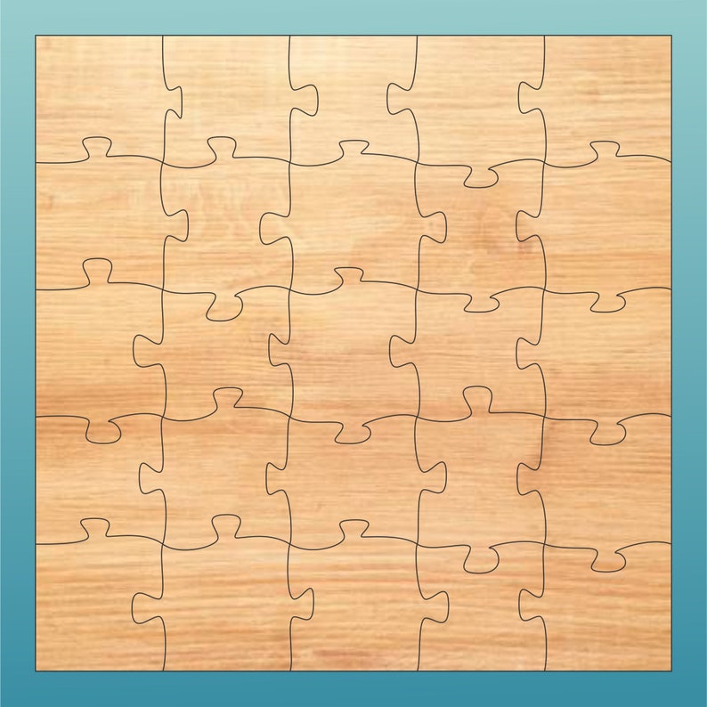 Laser Cut File Puzzle Set of 10 SVG - Etsy