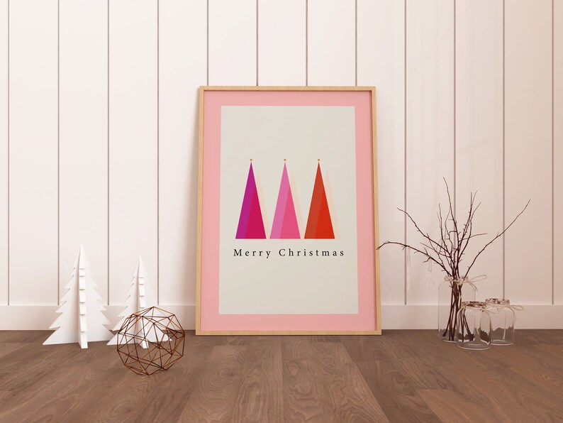 Printable Christmas Wall Art Merry Christmas 11x17 - Etsy