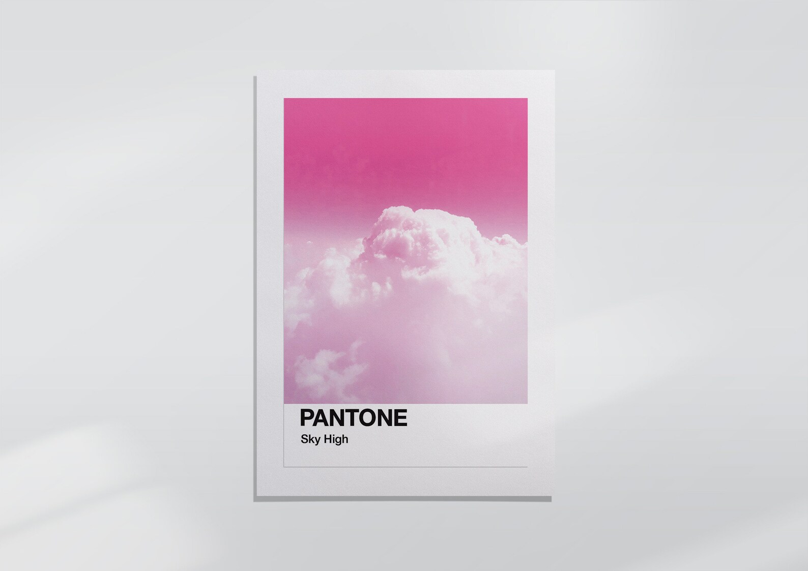 Pantone: Sky High Trendy Retro Wall Art Trendy Printable Wall Art ...