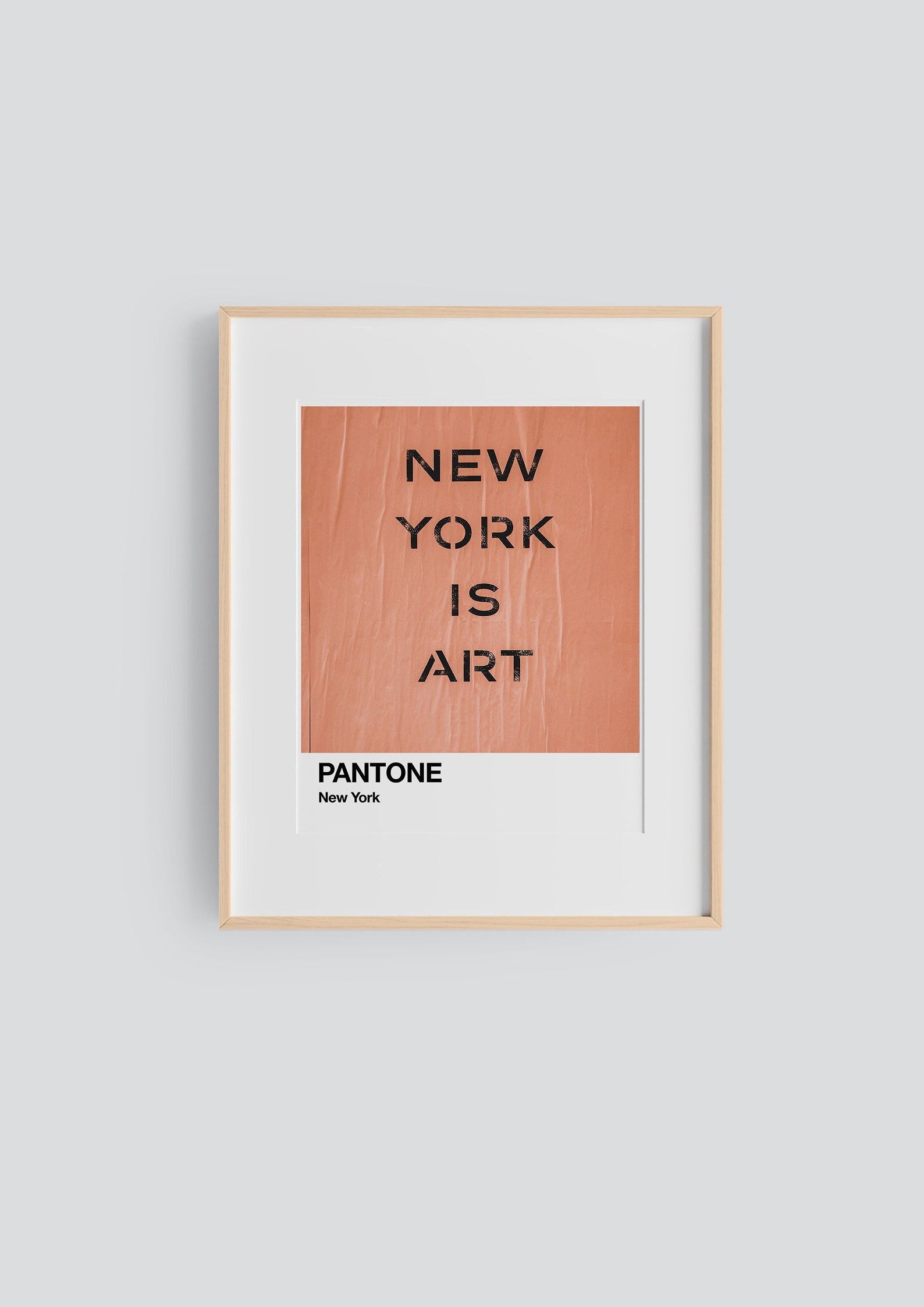 Pantone: New York Trendy Retro Wall Art Trendy Printable Wall Art ...