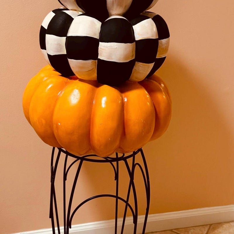 Stacked Pumpkins - Etsy